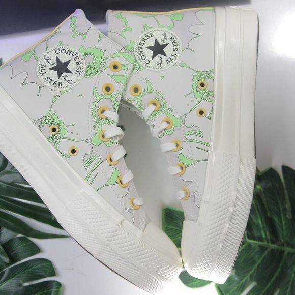 Converse | Shoes | Conversetaylor All Star High Top Green Cream Crafted ...